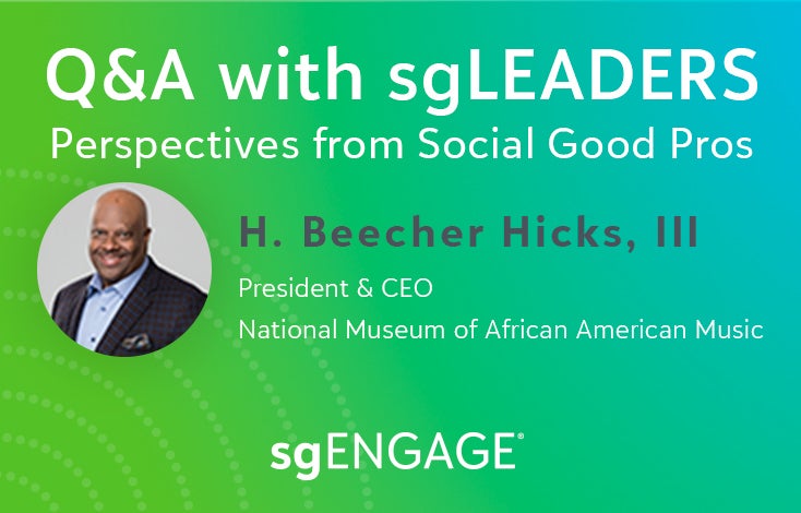 Q&A with H. Beecher Hicks, III, National Museum of African American Music